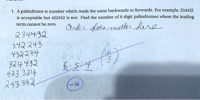 a palindrome is number which reads the same backwards or forwards for ...