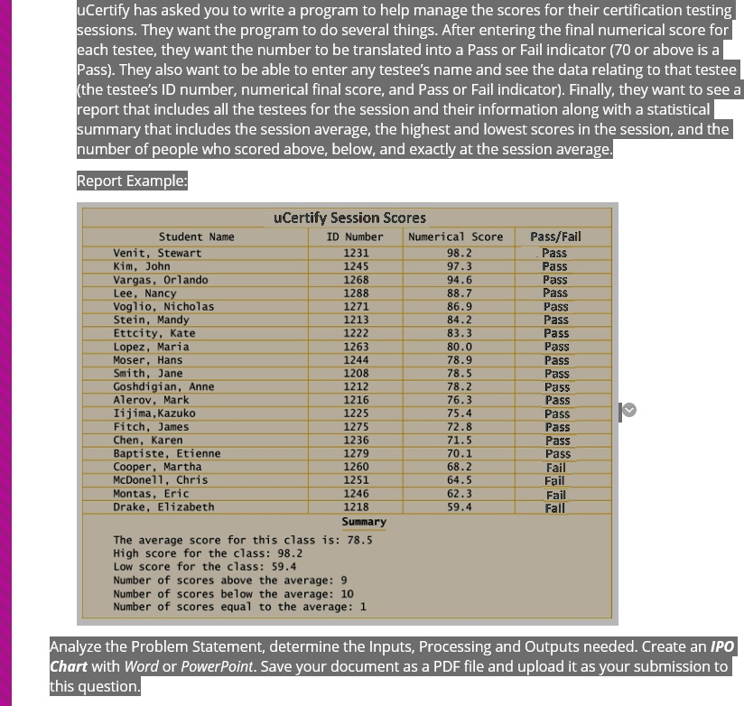 how do i create a pseudocode from the below information also how do i ...