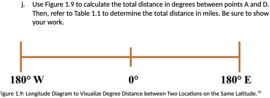 when point a is latitude 60 degrees north and longitude 90 degrees w d ...