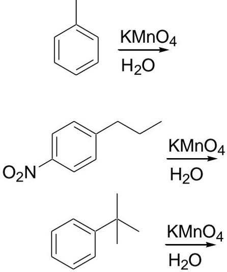 SOLVED: Draw and name the final product KMnO4 H2O KMnO4 H2O KMnO4 H2O