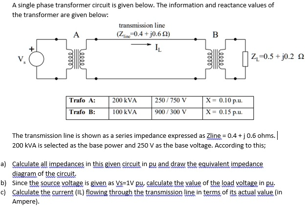 SOLVED: Texts: A single-phase transformer circuit is given below. The ...