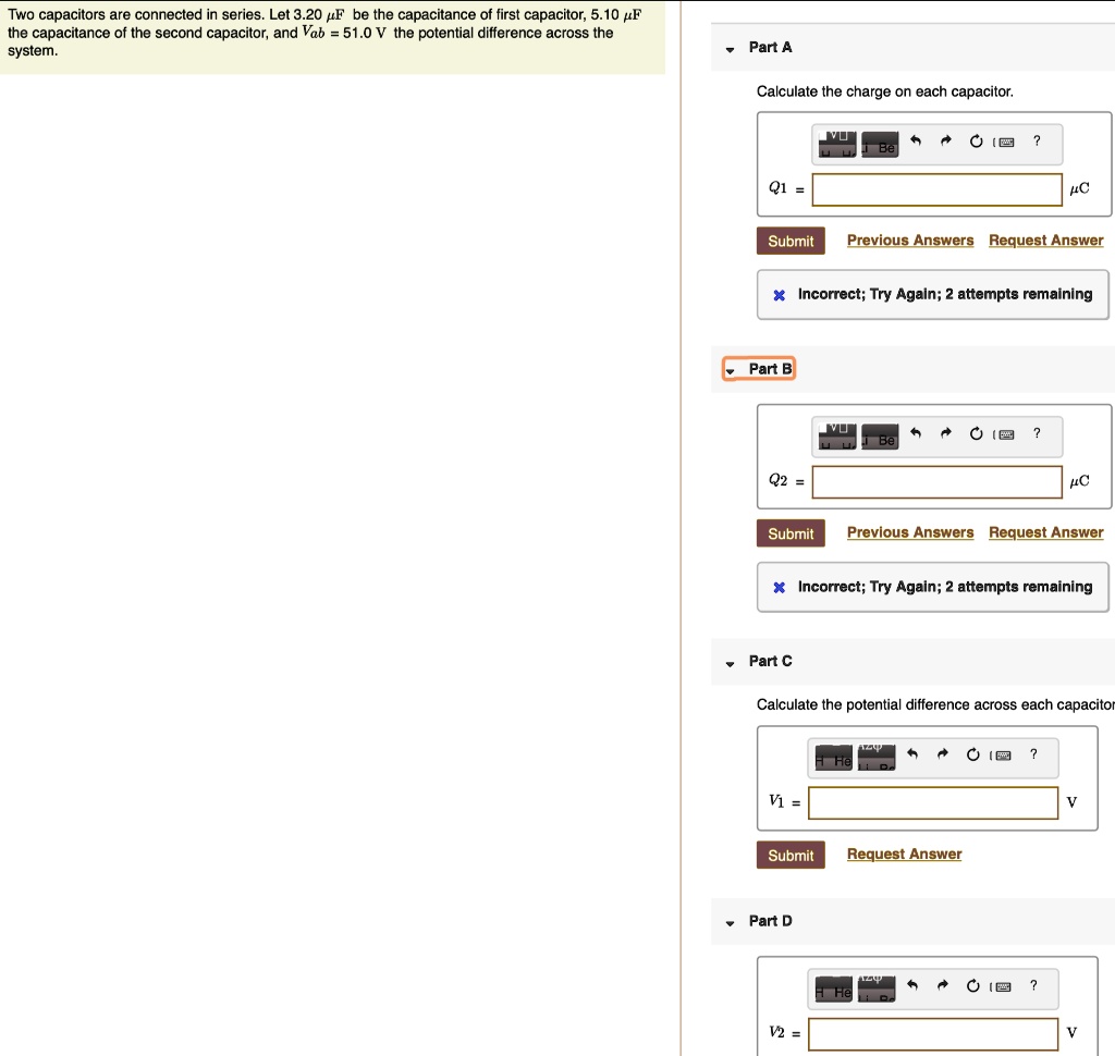 two capacitors are connected in series let 20 pf be the capacitance of ...