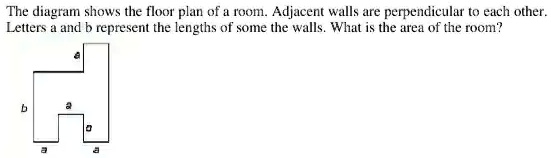 The diagram shows the floor plan of a room. Adjacent walls...