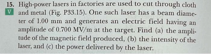 15 high power lasers in factories are used to cut through cloth and ...