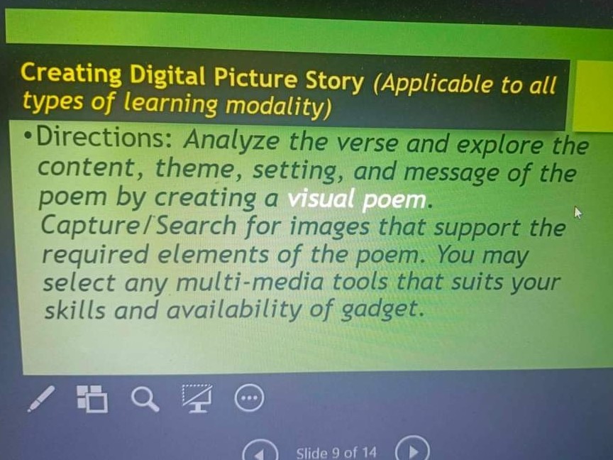 Creating Digital Picture Story (Applicable to all types of learning ...