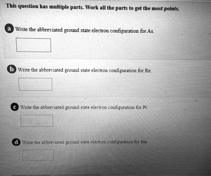 SOLVED: Tbis question has multiple parts. Work all the parts to get the ... SOLVED: Tbis question has multiple parts. Work all the parts to get the ...