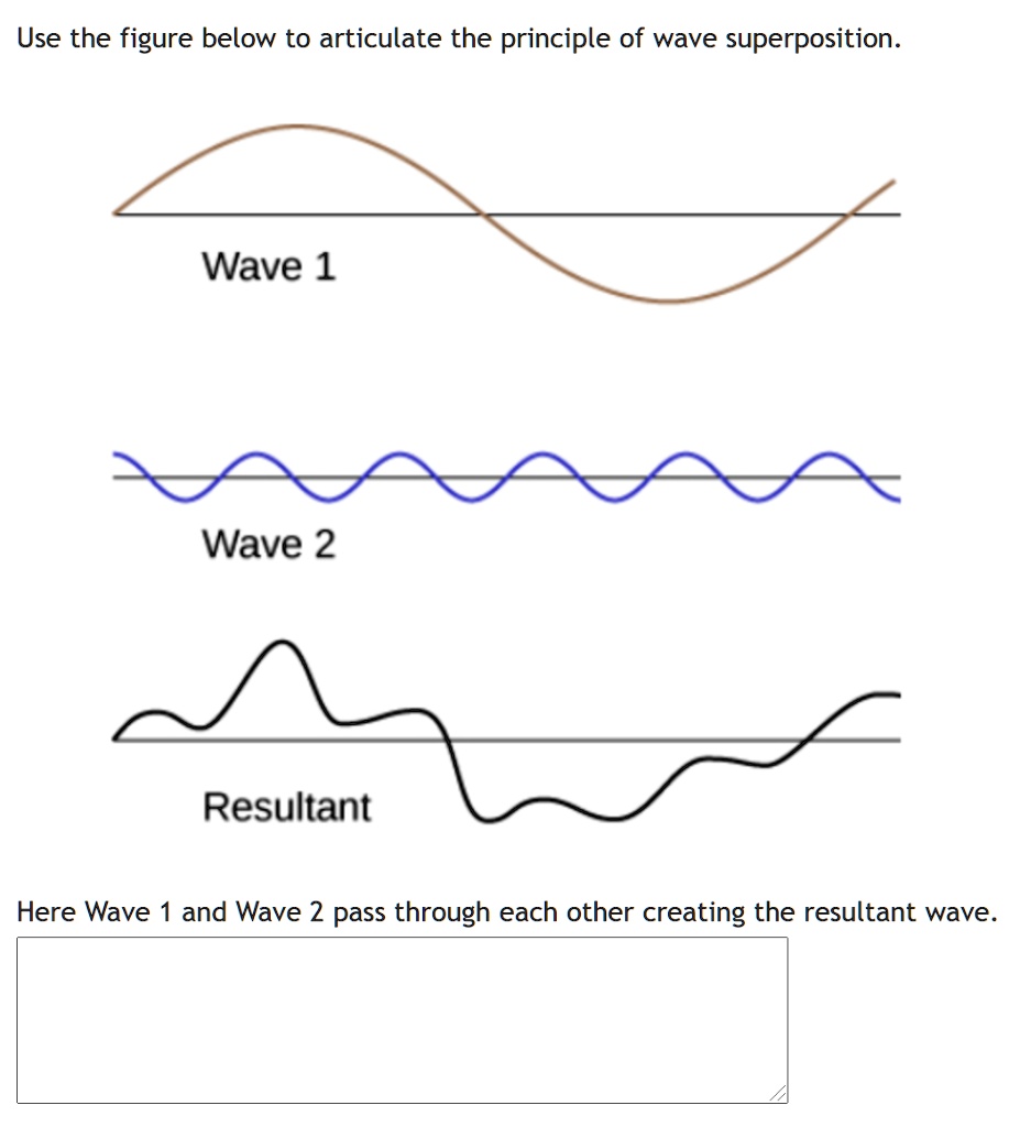 SOLVED: Use the figure below to articulate the principle of wave ...