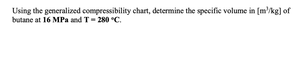 Using the generalized compressibility chart, determine the specific ...