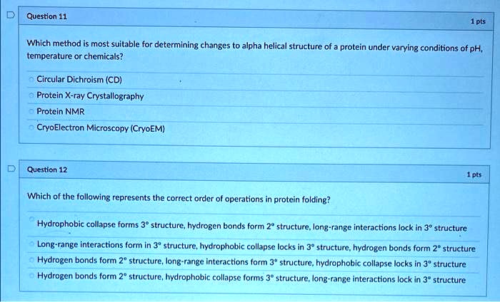 SOLVED: Which method is most suitable for determining changes to alpha ...