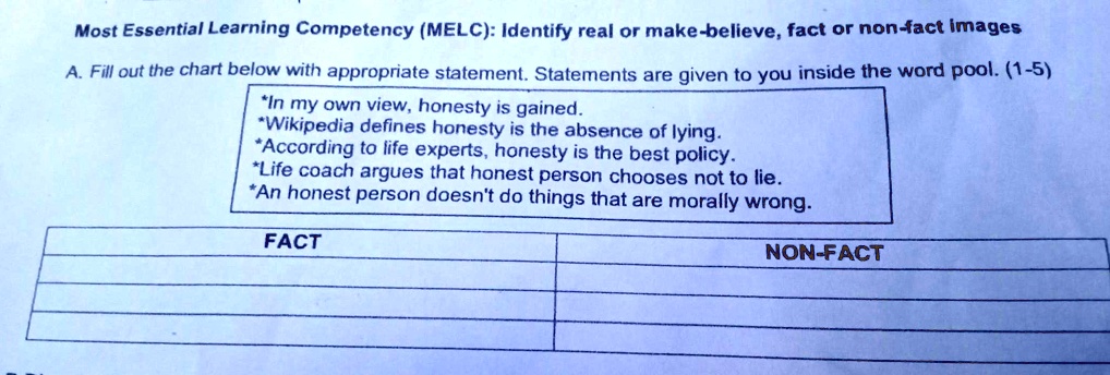 SOLVED: 'help Po pls need ko Most Essential Learning Competency (MELC ...