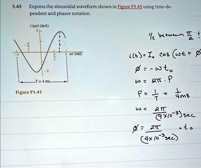 SOLVED: How do you find the phase shift? I don't understand how it's ...