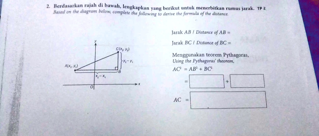 berdasarkan rajah di bawah lengkapkan yang berikut untuk menerbitkan ...
