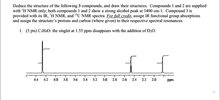 Deduce The Structure Of The Following Compounds And Draw Their Structures Compounds And Supplied