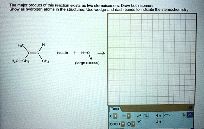 SOLVED: The major product of this reaction exists as two stereoisomers ...