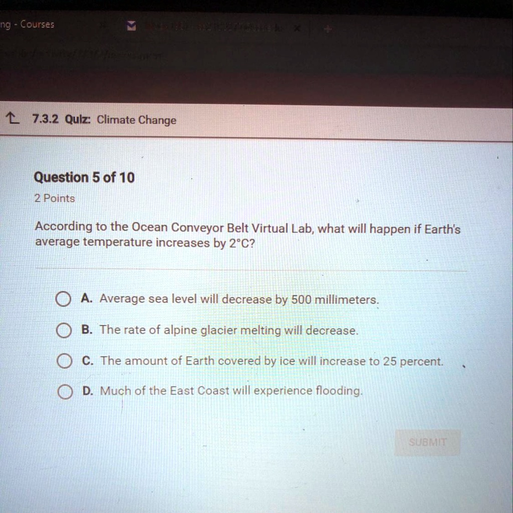 SOLVED: 'According to the ocean conveyor belt virtual lab what will ...