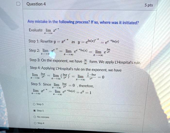 SOLVED: Any mistake in the following process? If so, where was it ...