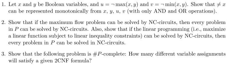 SOLVED: Please answer 1 and 3, thanks. I will give you a thumbs up if ...