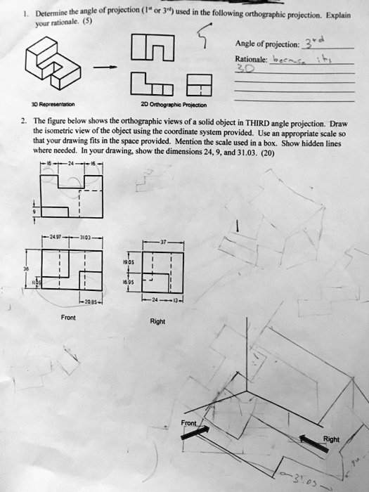 3d Angle Orthographic Projection