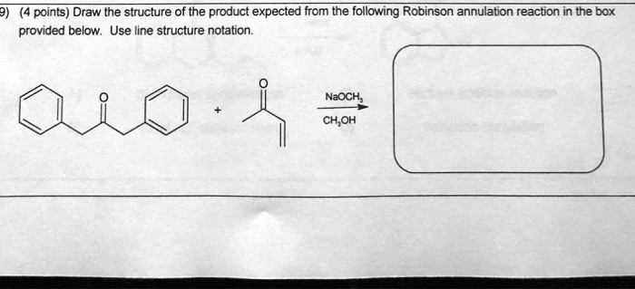 SOLVED: Draw the structure of the product expected from the following ...
