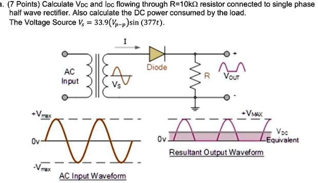 SOLVED: 7 Points: Calculate Voc and Ipc flowing through R=10k resistor ...