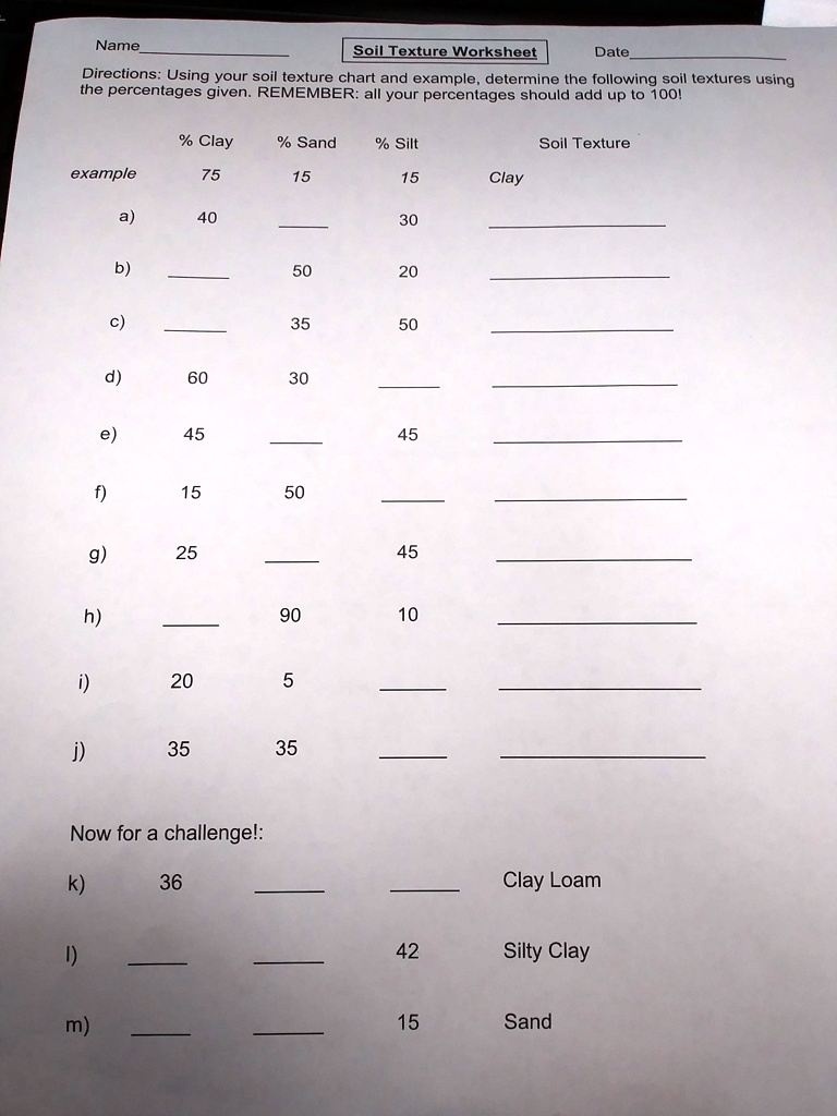 name soil texture worksheet dale directions using your soil texture ...