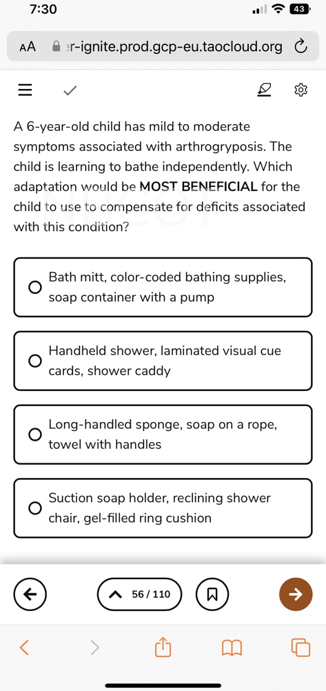 A 6-year-old child has mild to moderate symptoms associated with ...