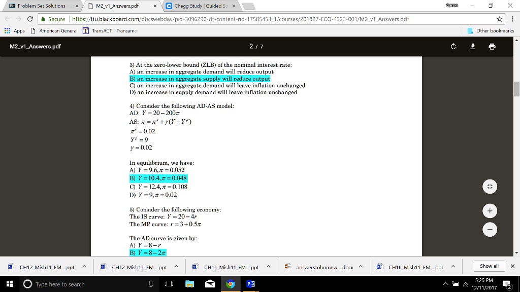 SOLVED: Just need to see how #4 is worked out. Ba Problem Set ...