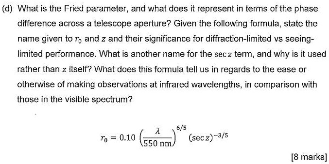 d what is the fried parameter and what does it represent in terms of ...