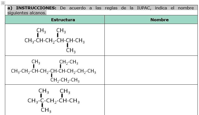 SOLVED: a) INSTRUCCIONES: De acuerdo a las reglas de la IUPAC, indica ... SOLVED: a) INSTRUCCIONES: De acuerdo a las reglas de la IUPAC, indica ...