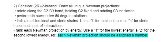SOLVED:2) Consider (2R)-2-butanol. Draw unique Newman proj ctions ... SOLVED:2) Consider (2R)-2-butanol. Draw unique Newman proj ctions ...