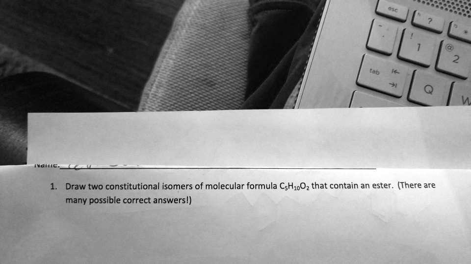 SOLVED: V wauc Draw two constitutional isomers of molecular formula ... SOLVED: V wauc Draw two constitutional isomers of molecular formula ...