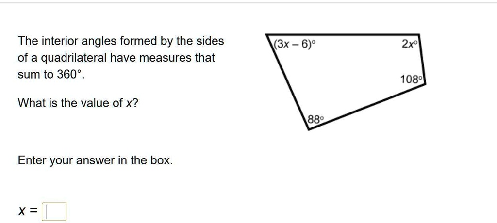 Interior Angles Of A Quadrilateral Sum Up To