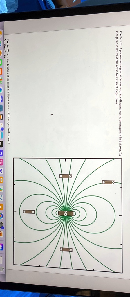 problem 2 a permanent magnet at the center of this diagram creates the ...