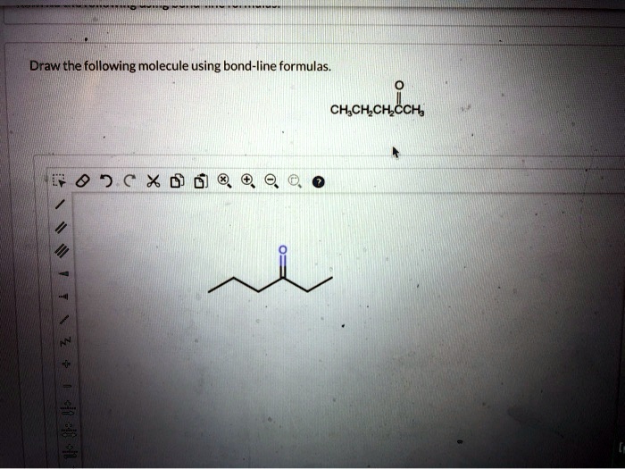 draw the following molecule using bond line formulas chchchcchs 0 di 4 28637
