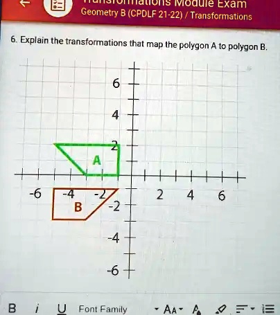 SOLVED: Aotomnatiuns mviouule Exam Geometry B (CPDLF 21-22 ...