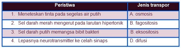 SOLVED: Perhatikan tabel berikut. (foto) Pasangan yang tepat antara ...