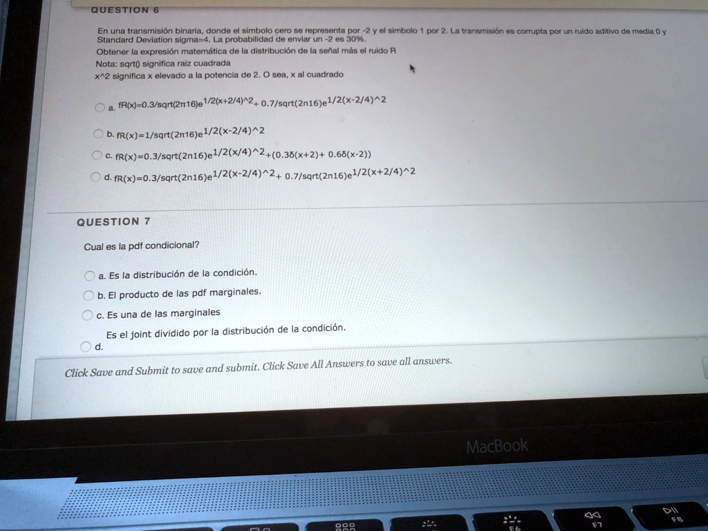 SOLVED: Question 6) In a binary transmission, where the symbol zero is ...