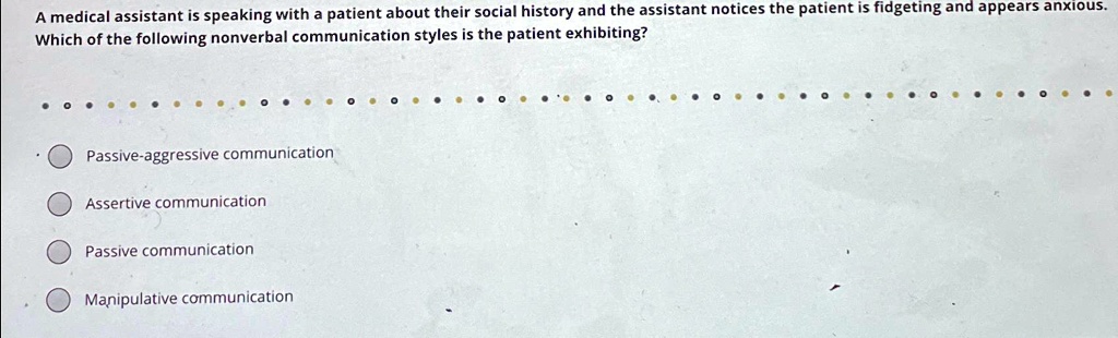a medical assistant is speaking with a patient about their social ...