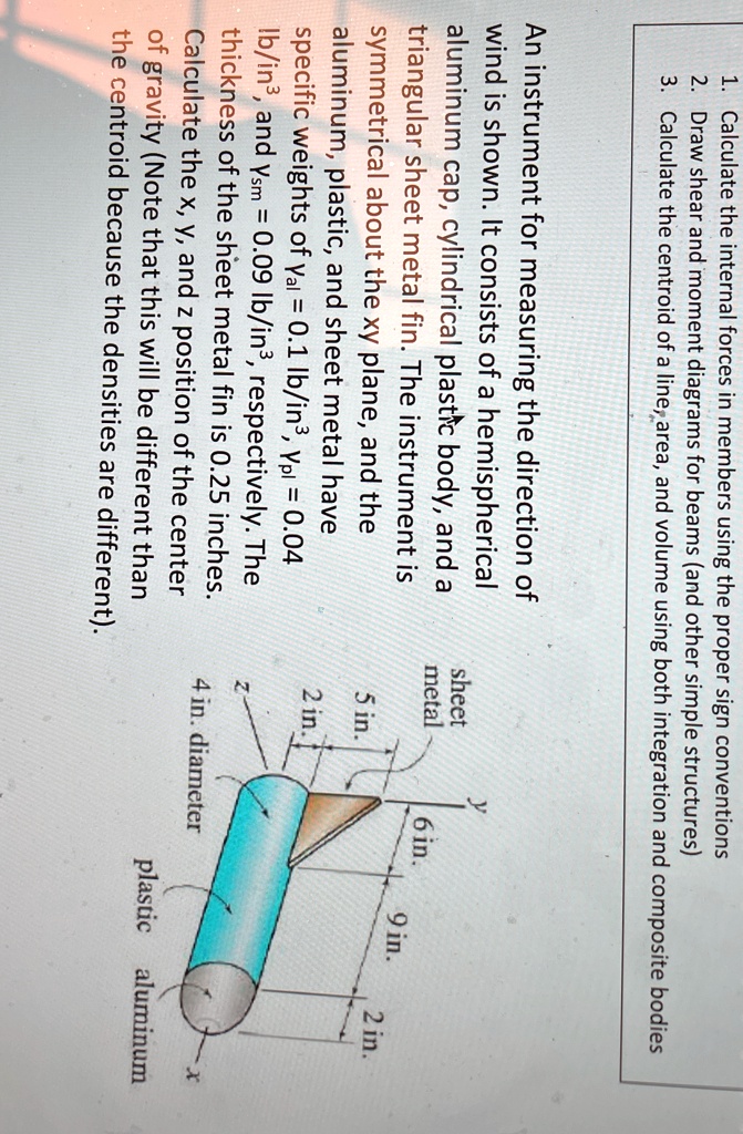 1 calculate the internal forces in members using the proper sign ...