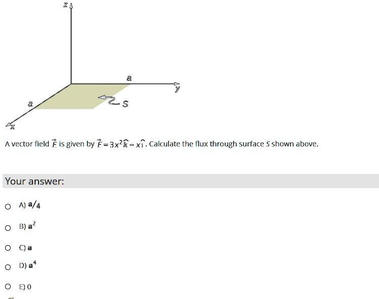 SOLVED: A vector field F is given by F=3x^2 - xi. Calculate the flux ... SOLVED: A vector field F is given by F=3x^2 - xi. Calculate the flux ...