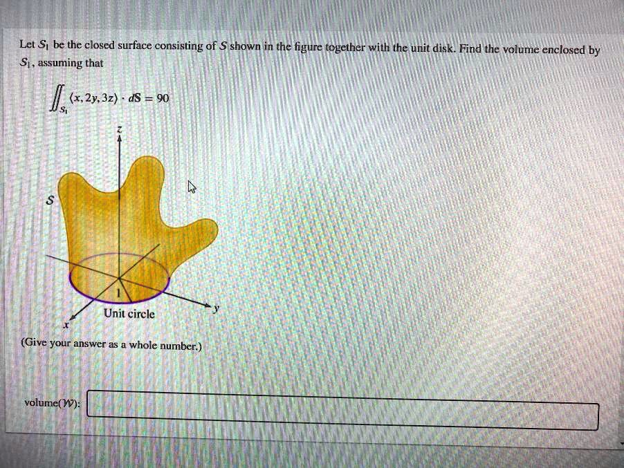 Let S be the closed surface consisting of S shown in the figure ...