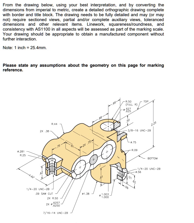 SOLVED: From the drawing below, using your best interpretation, and by ...