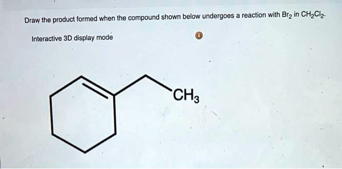 draw the product formed when the compound shown below undergoes ...