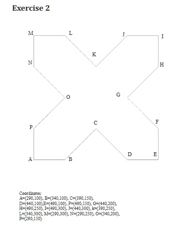 SOLVED: Computer Aided Design Create the following images in 2D AUTOCAD drawing using web ...