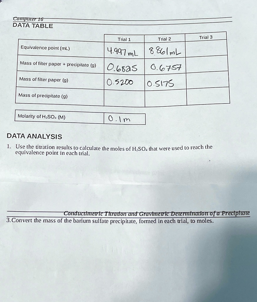 SOLVED: Can someone help me answer questions #1 and #3? #1- Use the ...