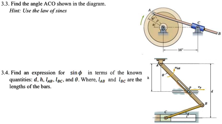 [GET ANSWER] 3.3. Find the angle ACO shown in the diagram. Hint: Use ...
