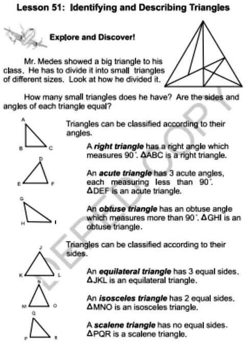 palo sagutan po salamat lesson 51 identifying and describing triangles ...