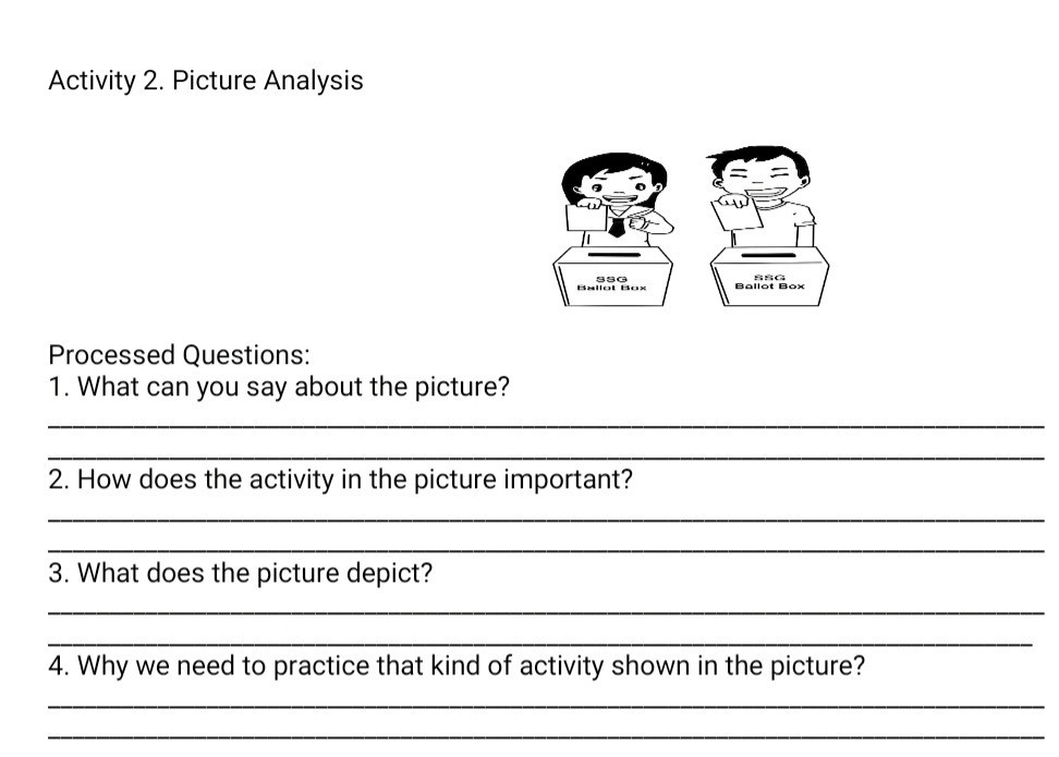 SOLVED: Activity 2. Picture Analysis Processed Questions: 1. What can ... SOLVED: Activity 2. Picture Analysis Processed Questions: 1. What can ...