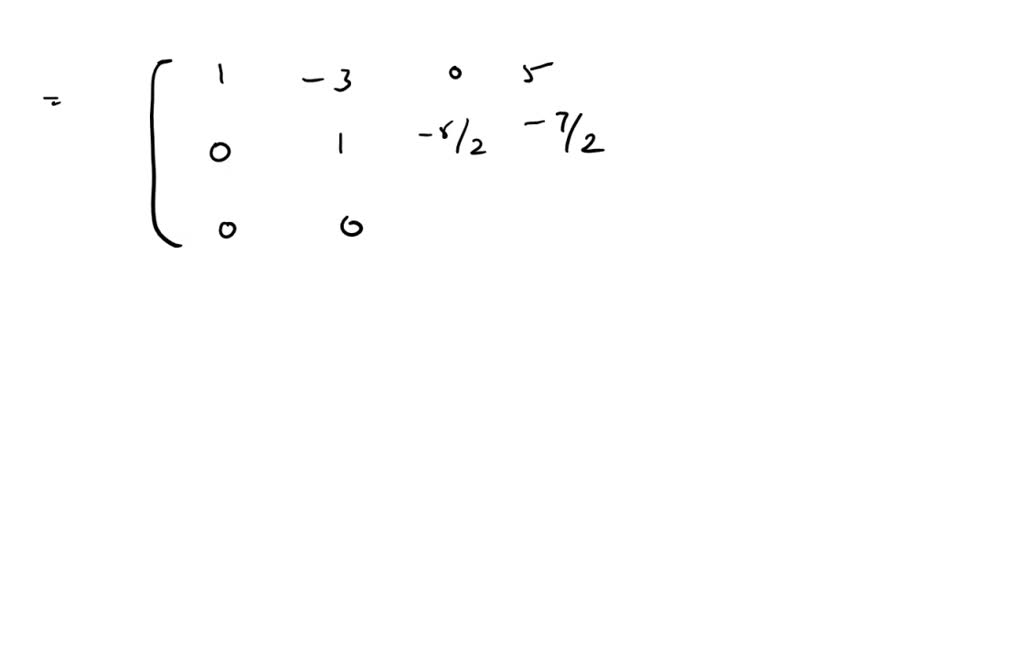 Solved 1 Consider The Following System Of Linear Equations Xl 3x2 5