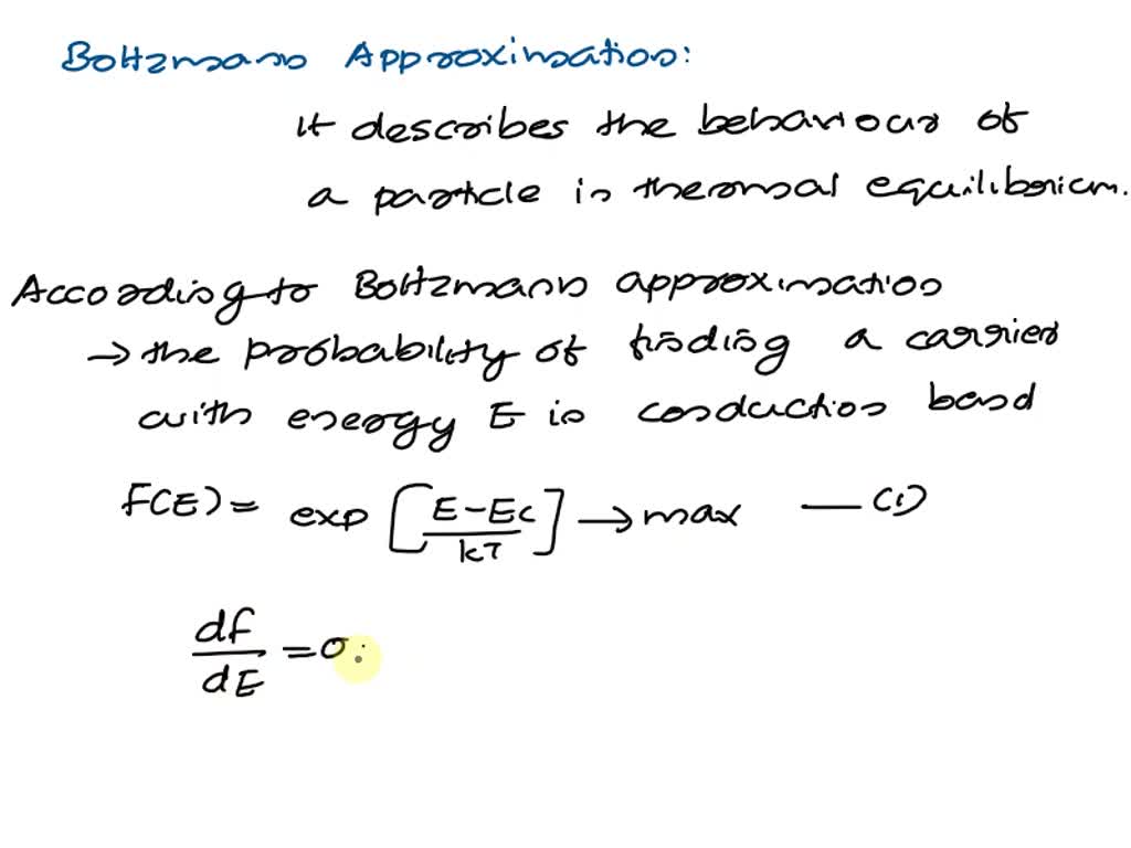 SOLVED: ] The carrier distributions in the conduction and valence bands ...